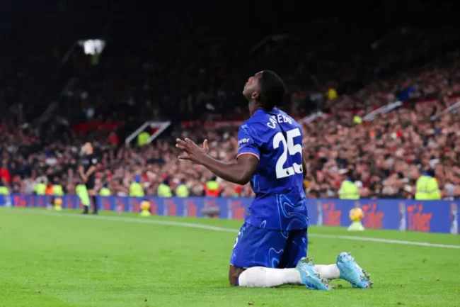 Caicedo’s strike earns Chelsea draw at Man United
