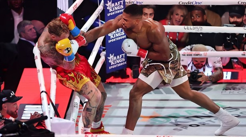Joshua knocks out Jake Paul after six rounds - Sporting Tribune