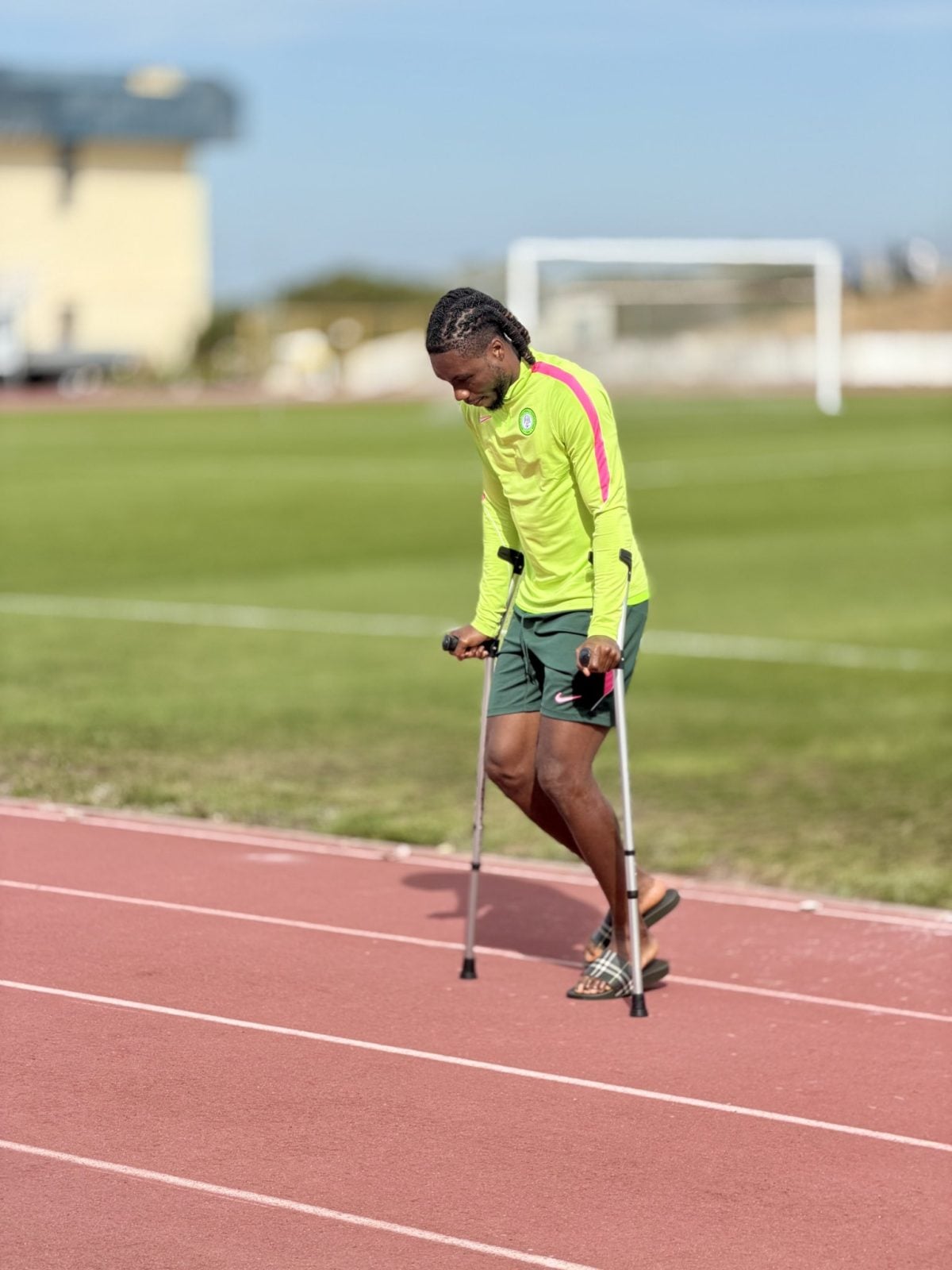 Super Eagles defender, Ogbu, sidelined after training injury - Sporting ...